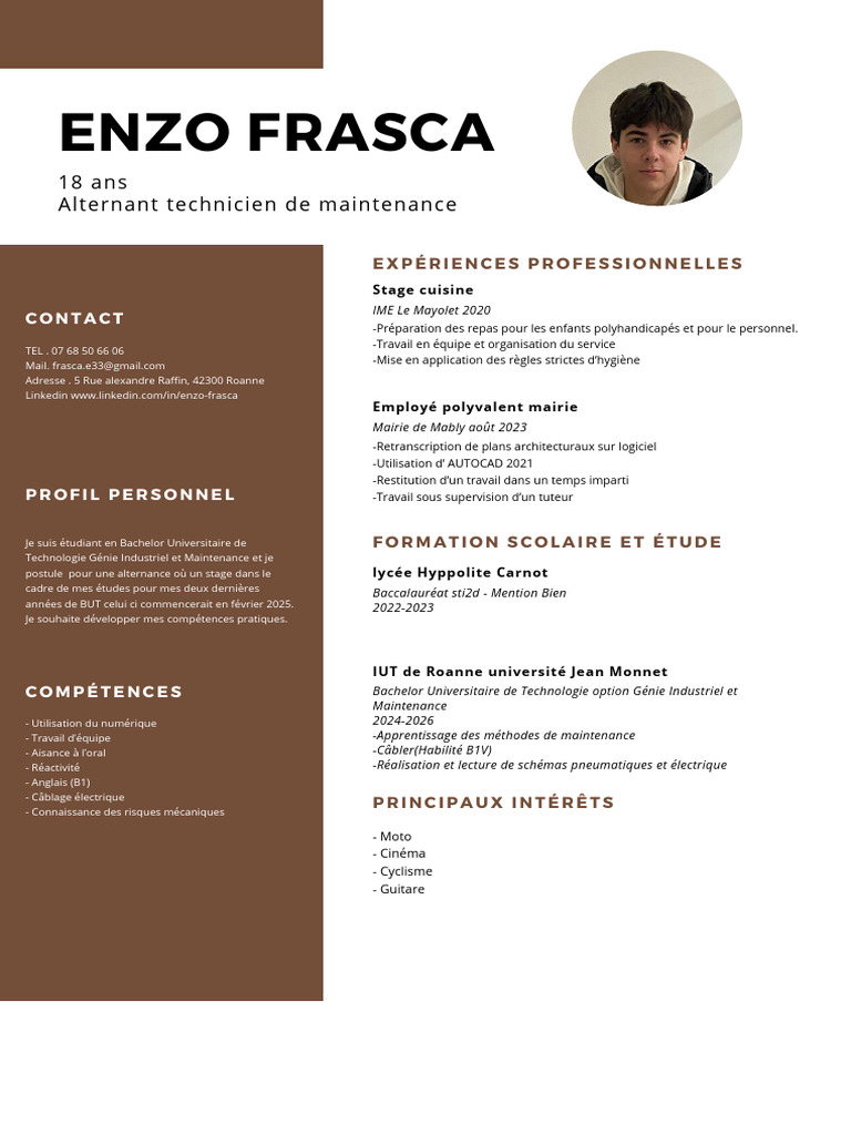 CV Enzo Frasca | PDF
