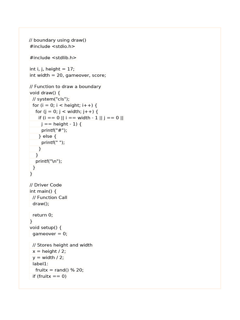 Boundary Using Draw | PDF