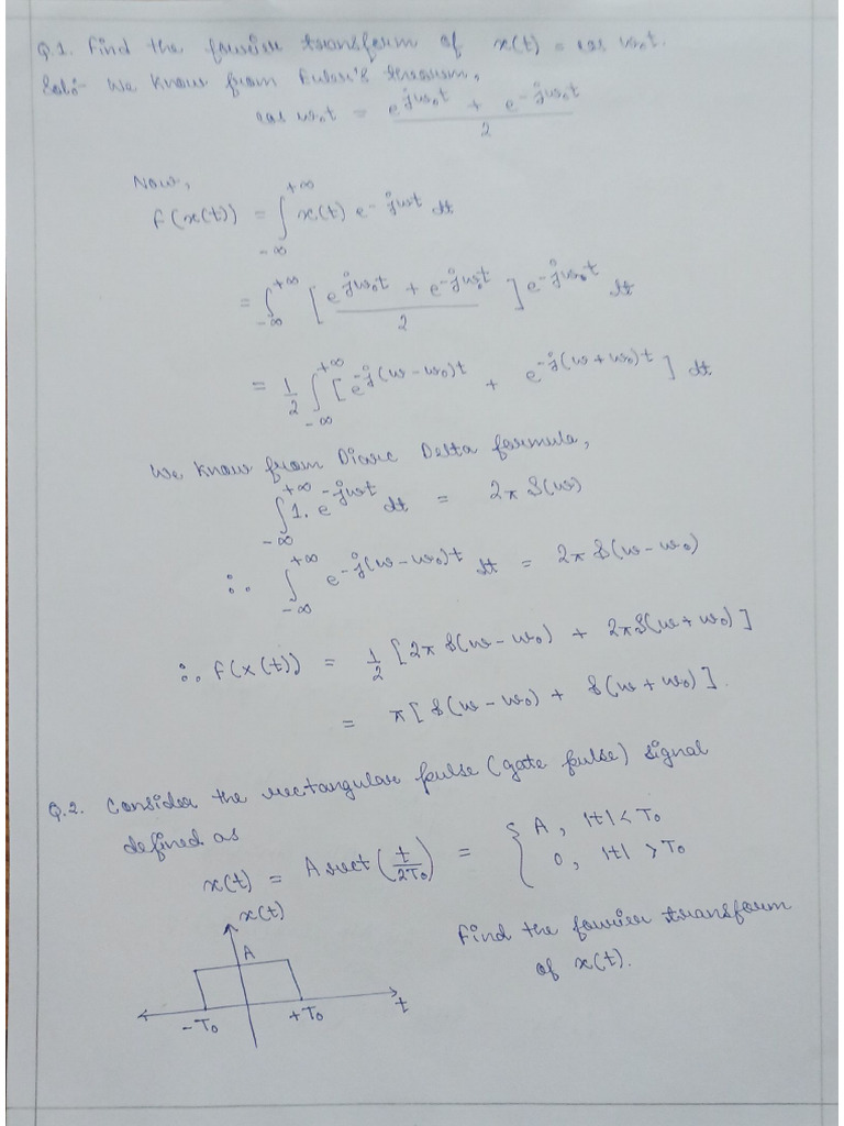 signals assignment | PDF