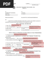 PF Transfer Out Form-13 | PDF | Retirement | Employment Compensation