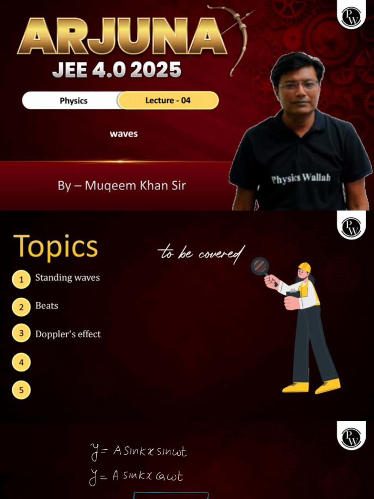 Waves 04 Class Notes Arjuna Jee 40 2025 Pdf 9457