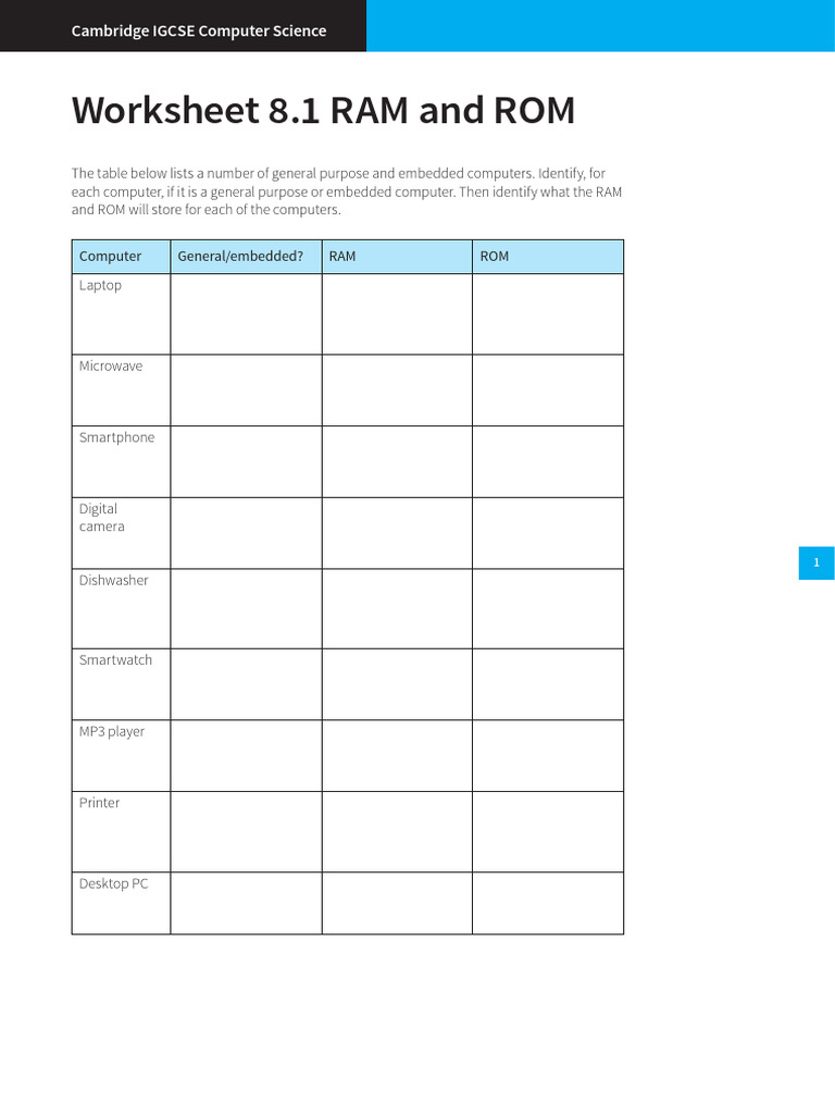 Worksheets CH 08 | PDF | Computer Data Storage | Disk Storage