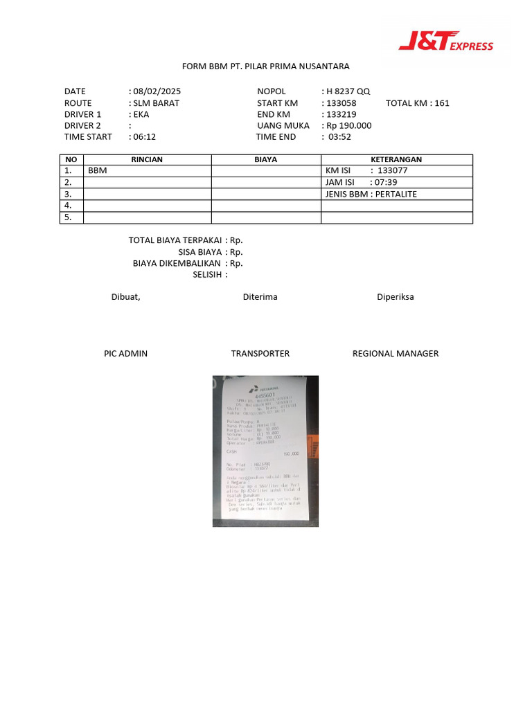 Form BBM Print 08 Februari 2025 | PDF