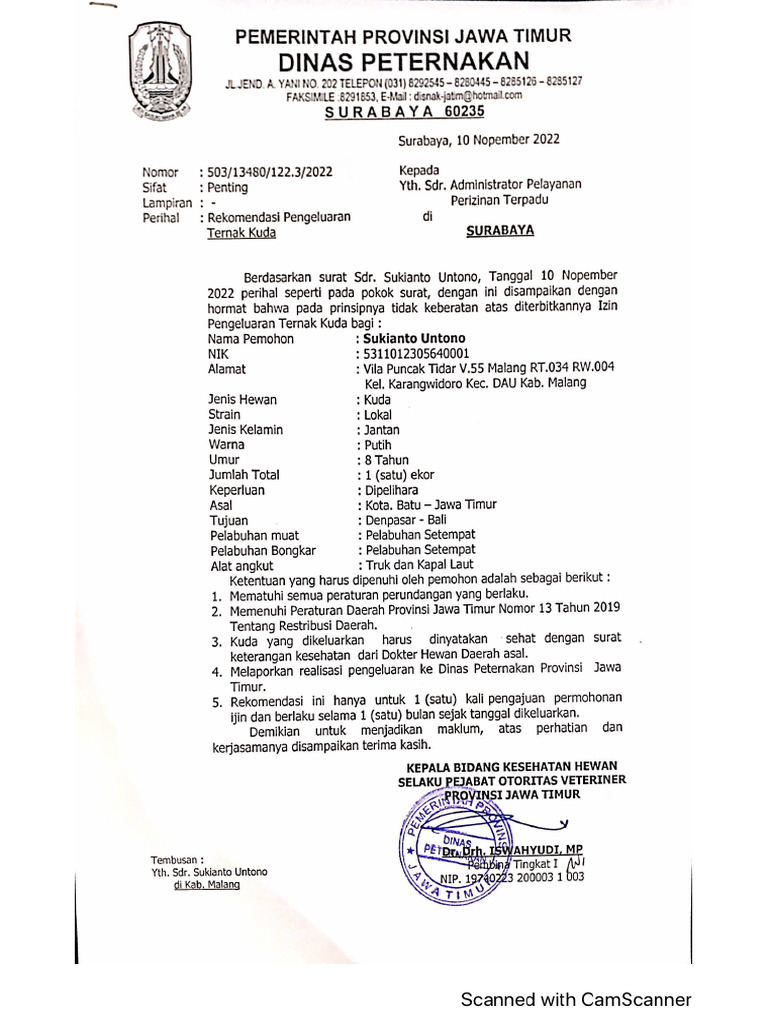 SKKH KUDA UNTONO | PDF