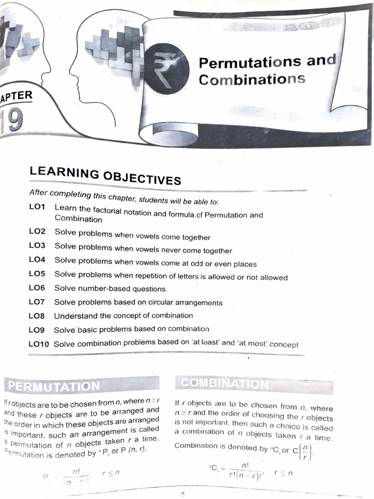 Permutation &combination, Probability | PDF | Permutation | Mathematics