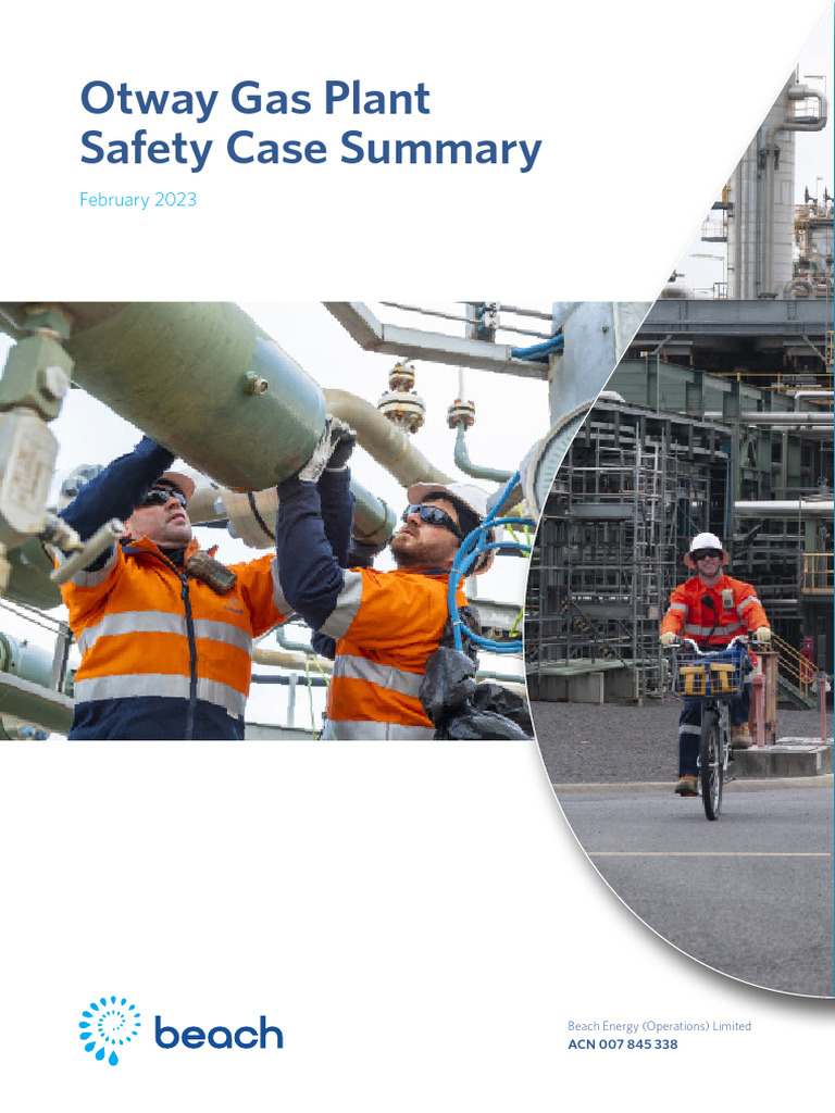 Otway Gas Plant Safety Case Overview | PDF | Natural Gas | Hazards