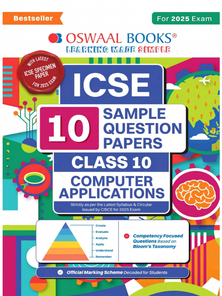 ICSE 10 Sample Question Papers Class 10 Computer Application For | PDF