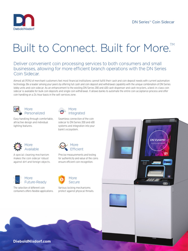 DN Series Coin Sidecar - Product Card | PDF | Euro | Cash