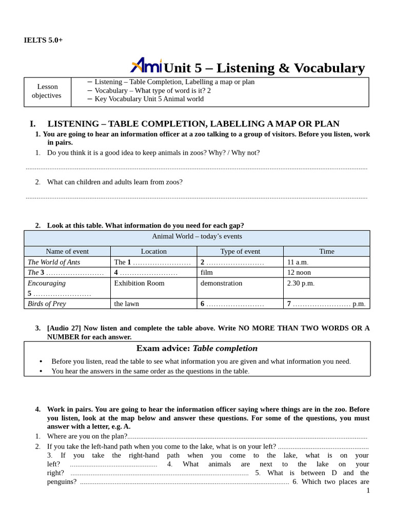 Unit 5 Lesson 1 | PDF | Adverb | Adjective