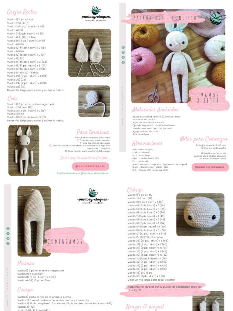 PATRON BOX CONEJITO - IMPRESO | PDF | Textiles
