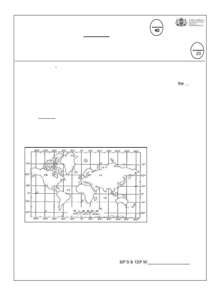 Grade 7 Geography and History Baseline | PDF | Latitude | Geography