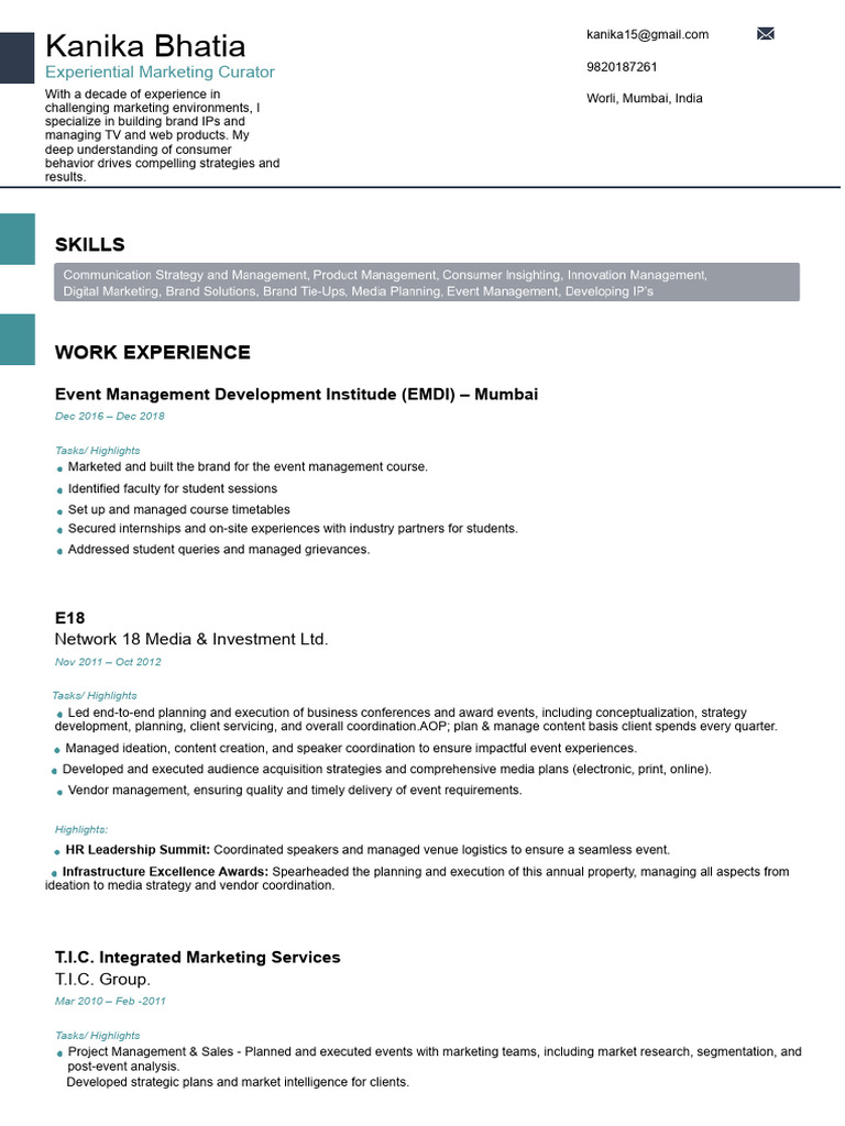 Kanika Bhatia.docx | PDF | Marketing Communications | Marketing