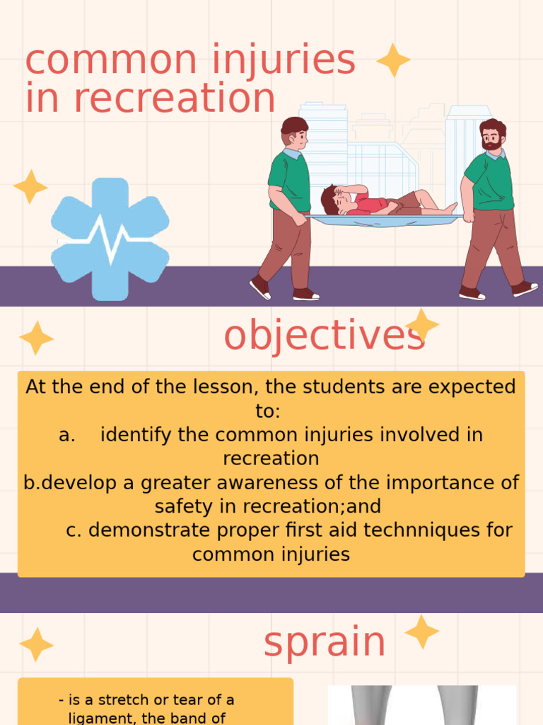 Common Injuries in Recreation | PDF | Knee | Injury