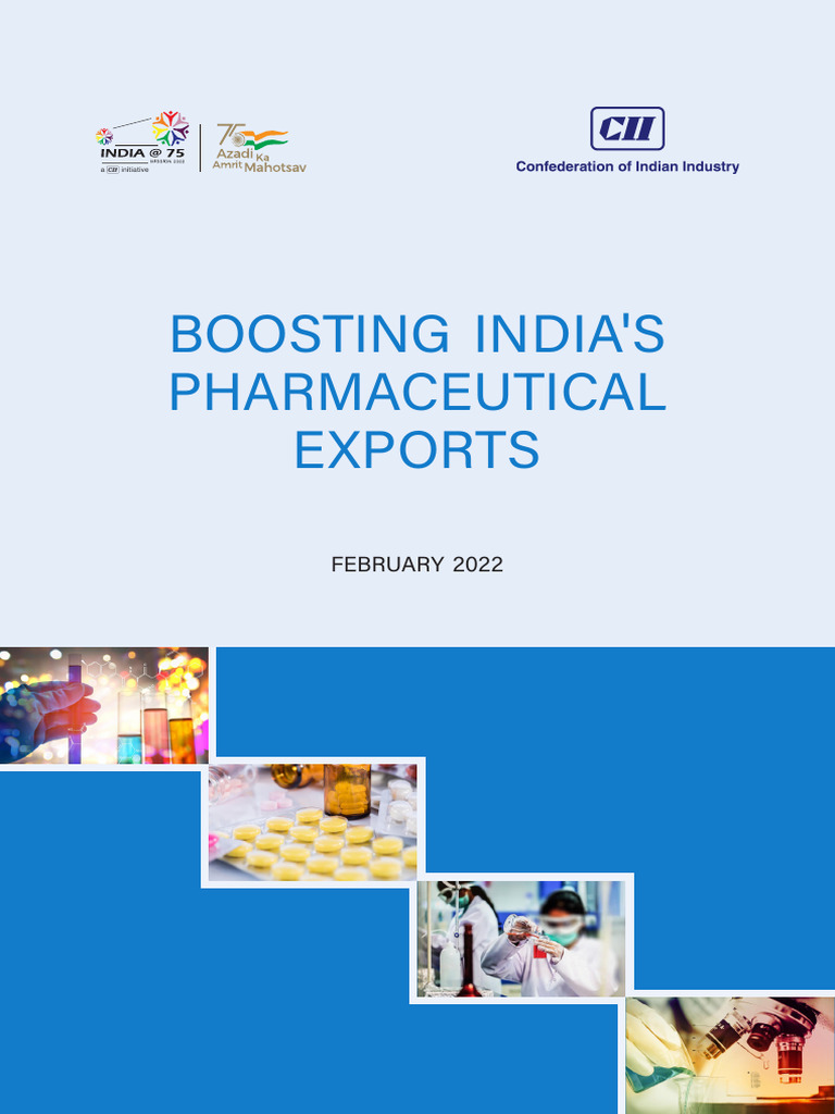 CII Report Boosting Pharma Exports Feb 2022 | PDF | Pharmaceutical ...