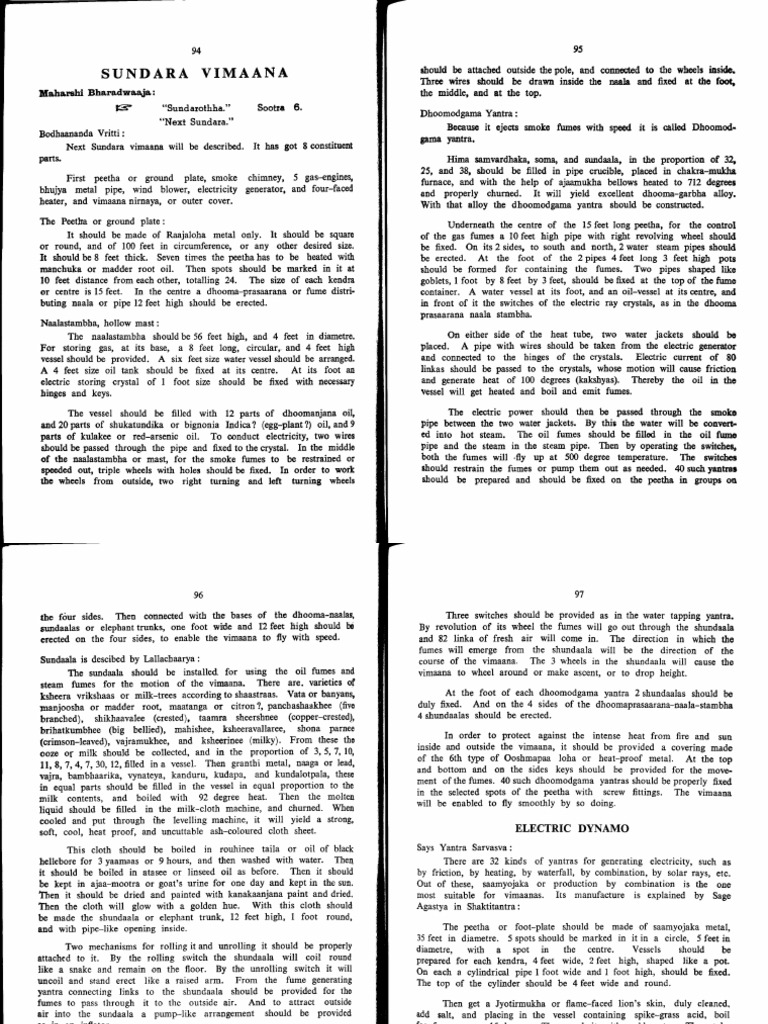 Vimana Aircarft of Ancient India & Atlantis 3 | PDF