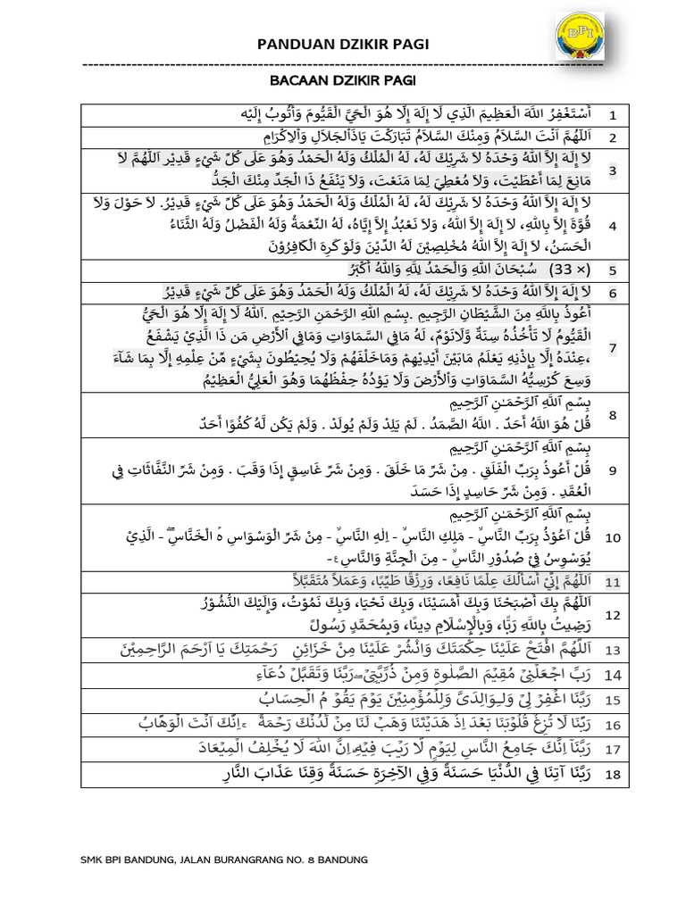 Inbound 2075872378423219309 Dzikir | PDF