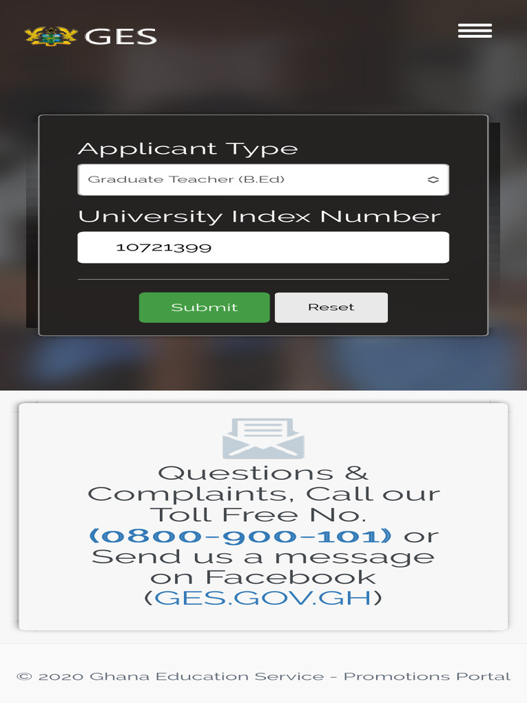 GES Promotions Portal | PDF