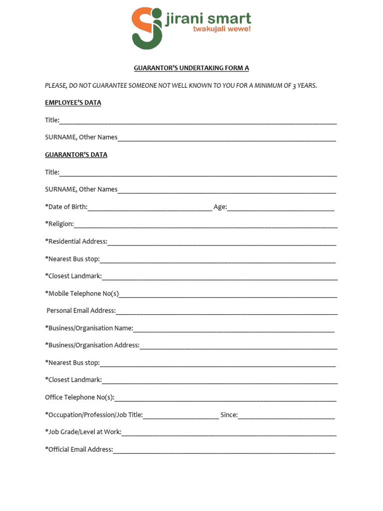 GUARANTOR Form JSL (Updated) - 5 | PDF | Legal Liability | Surety