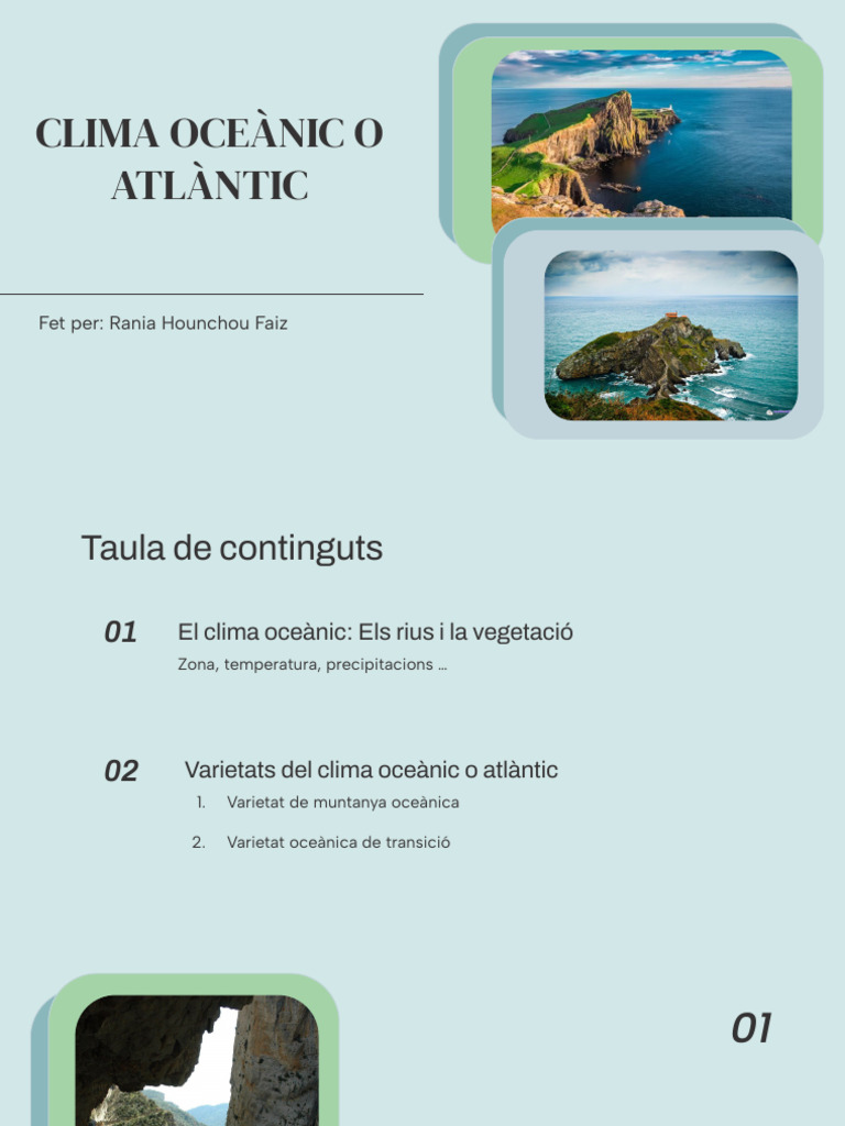 Geografía - Clima Oceànic o Atlàntic | PDF