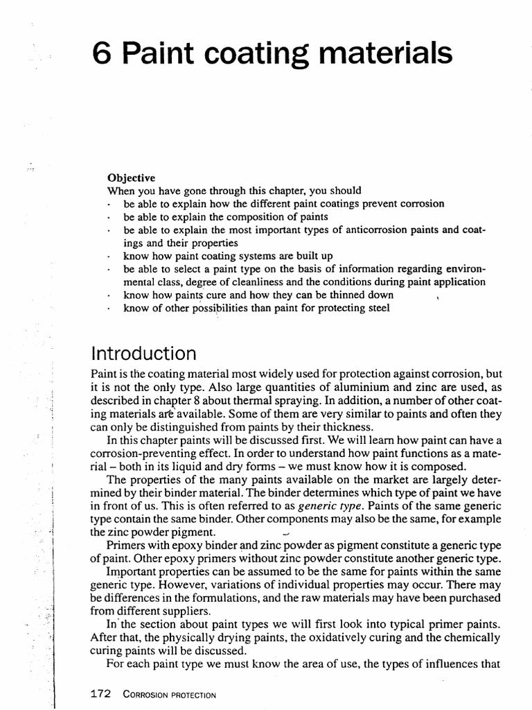06 Paint Coating Materials | PDF