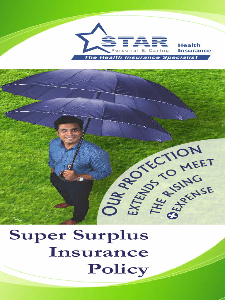 Brochure Super Surplus Insurance Policy V 14 Web 0d27ef5b7c | PDF ...