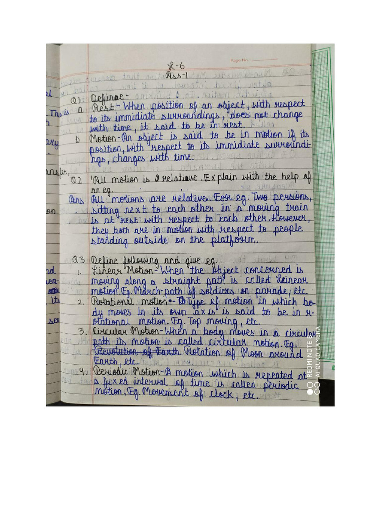 L-6 Motion and Time | PDF