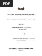 Kiapo Cha Majina - Mwabusila | PDF