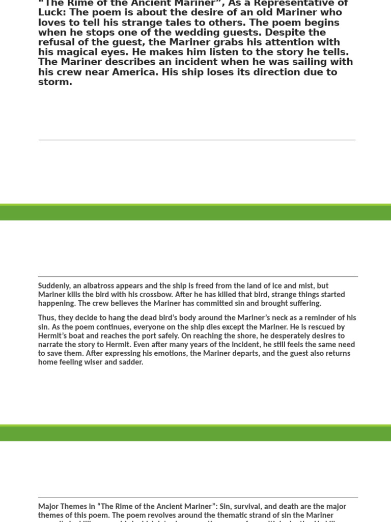 The Rime of The Ancient Mariner | PDF | Poetry | Ballad