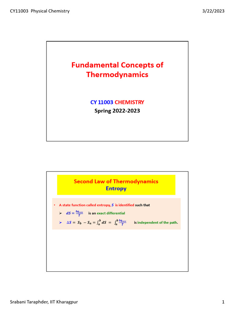 Lecture - 7 Entropy Maximization in Isolated Systems Part 2 | PDF | Entropy | Heat
