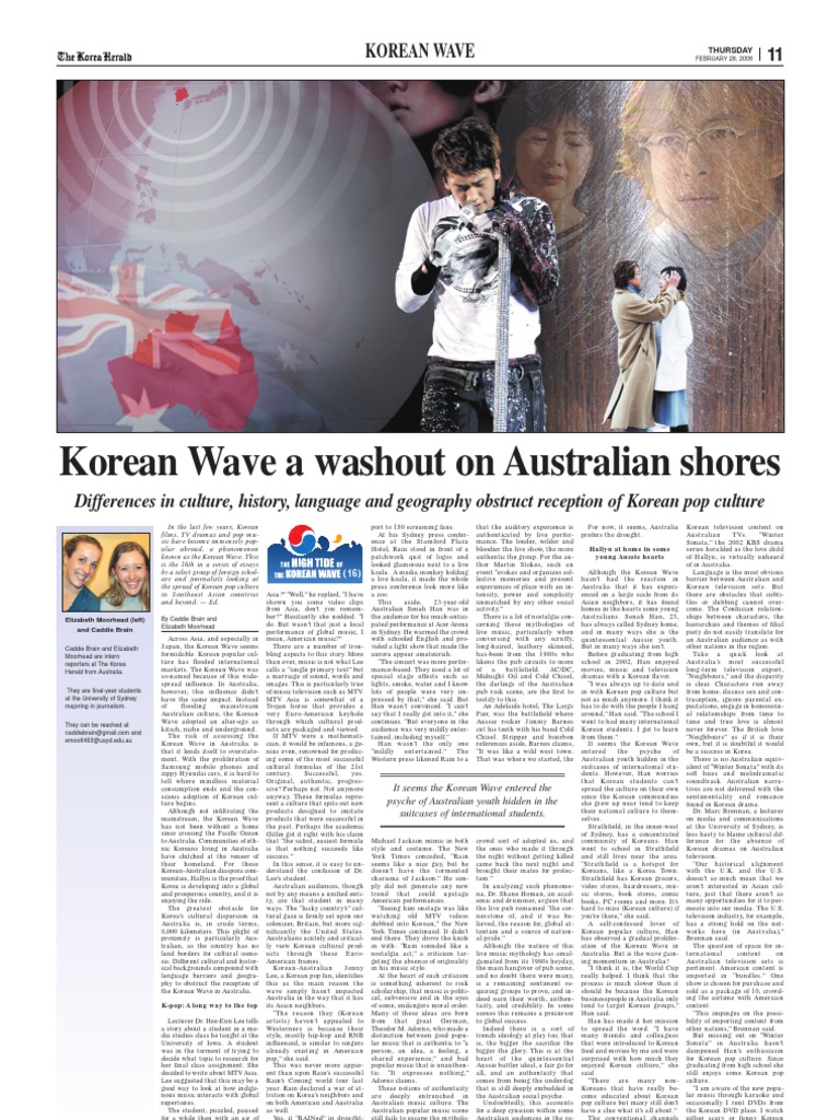 Korean Wave | PDF | South Korea | World Politics