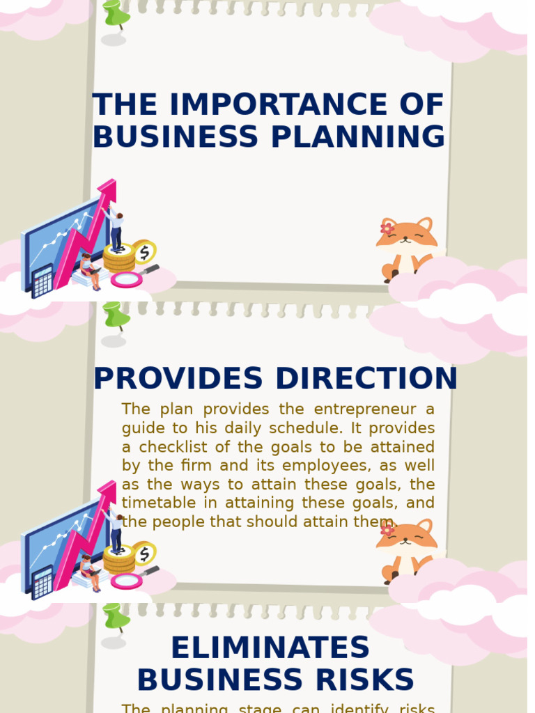 The Importance of Business Planning and Features of A Good Plan | PDF