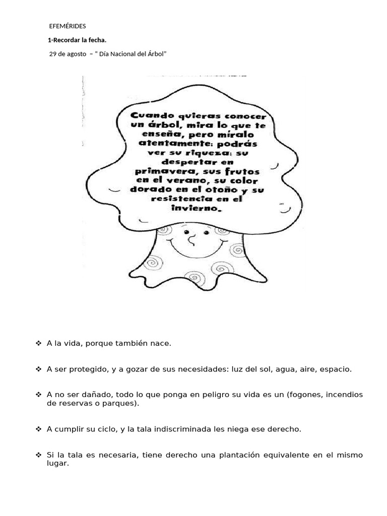Día Del Árbol | PDF