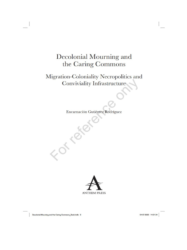 Decolonial_Mourning_Introduction | PDF