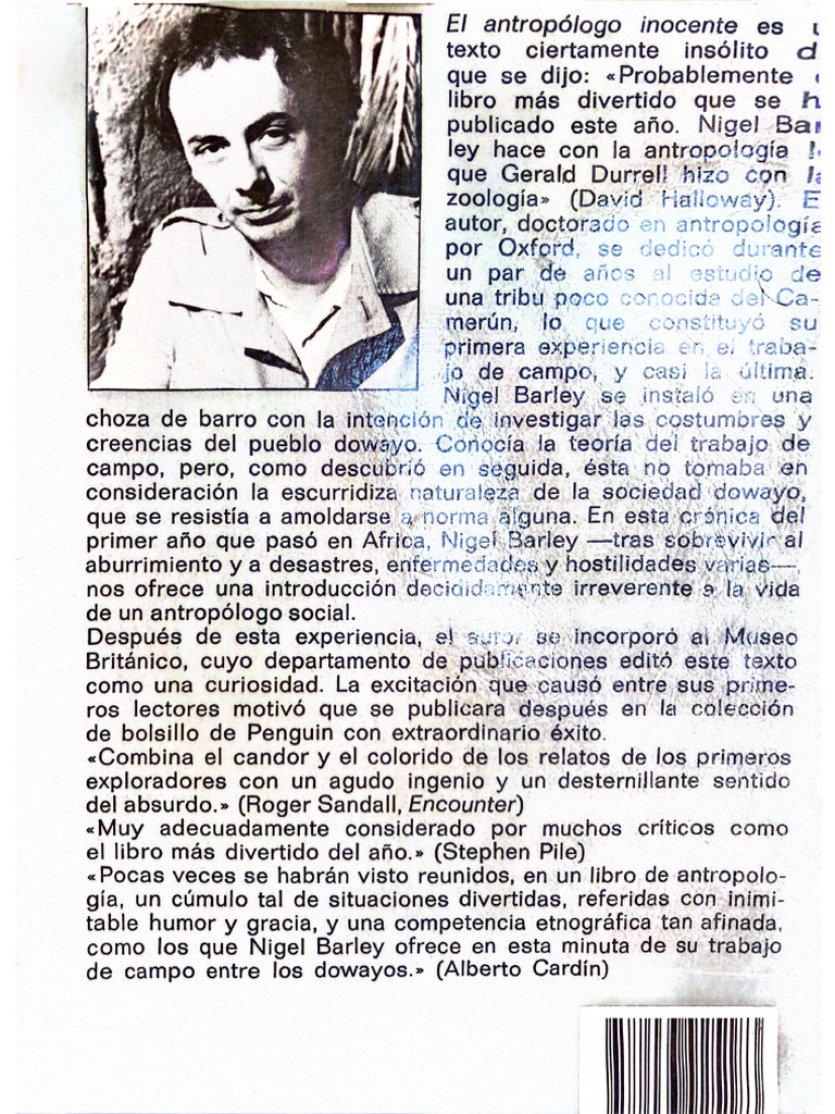 Nigel Barley_Antropologo Inocente | PDF