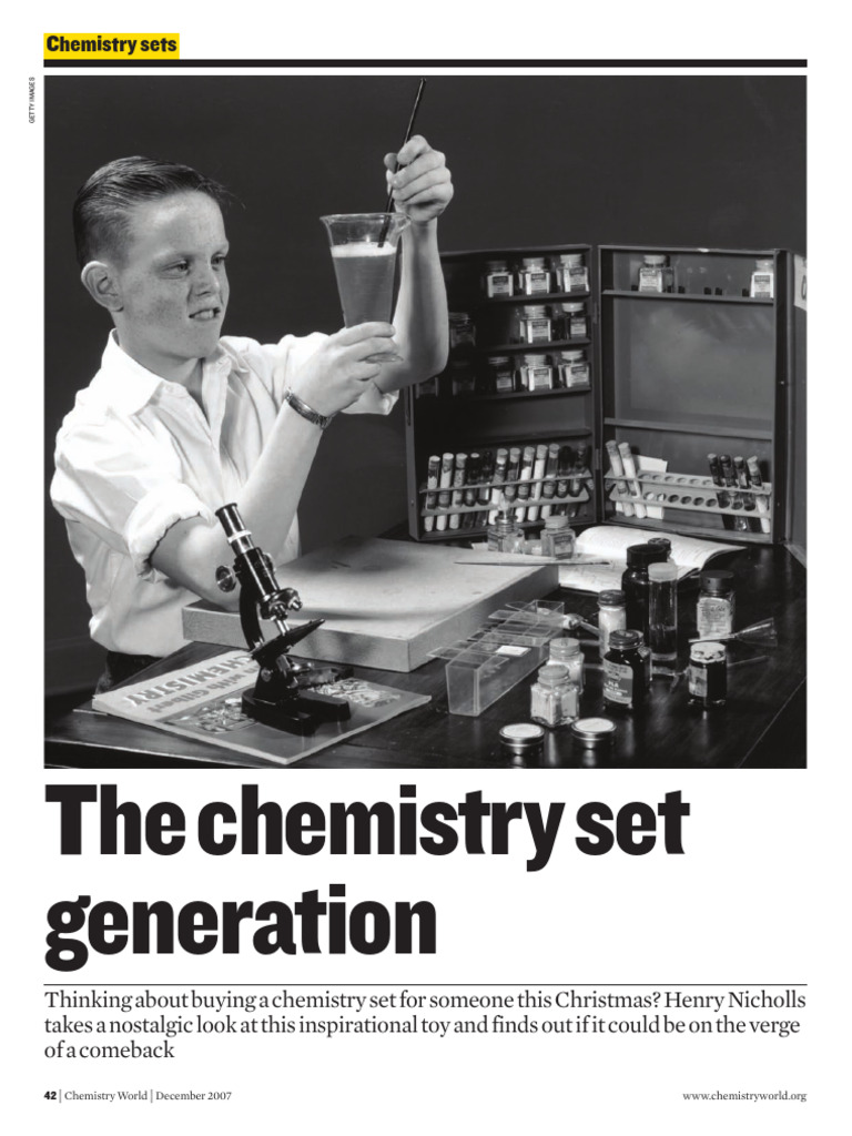 FEATURE Chem Sets Tcm18 107919 | PDF | Chemistry