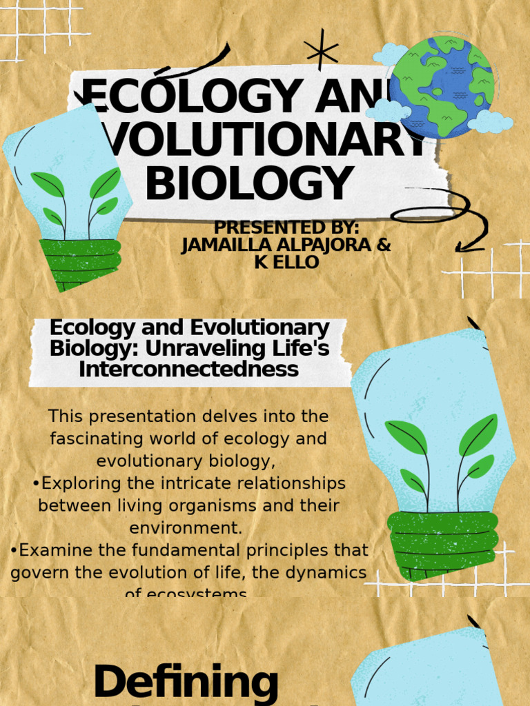 Ecology and Evolutionary Biology Insights | PDF | Evolution | Ecology
