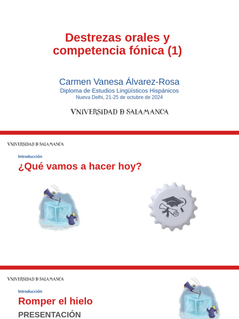 1-2.Destreza oral y competencia fónica (1) | PDF | Palabra | Sílaba