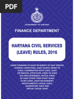 Hcs Leave Rules 2016 - 1 PDF | PDF | Parental Leave | Government