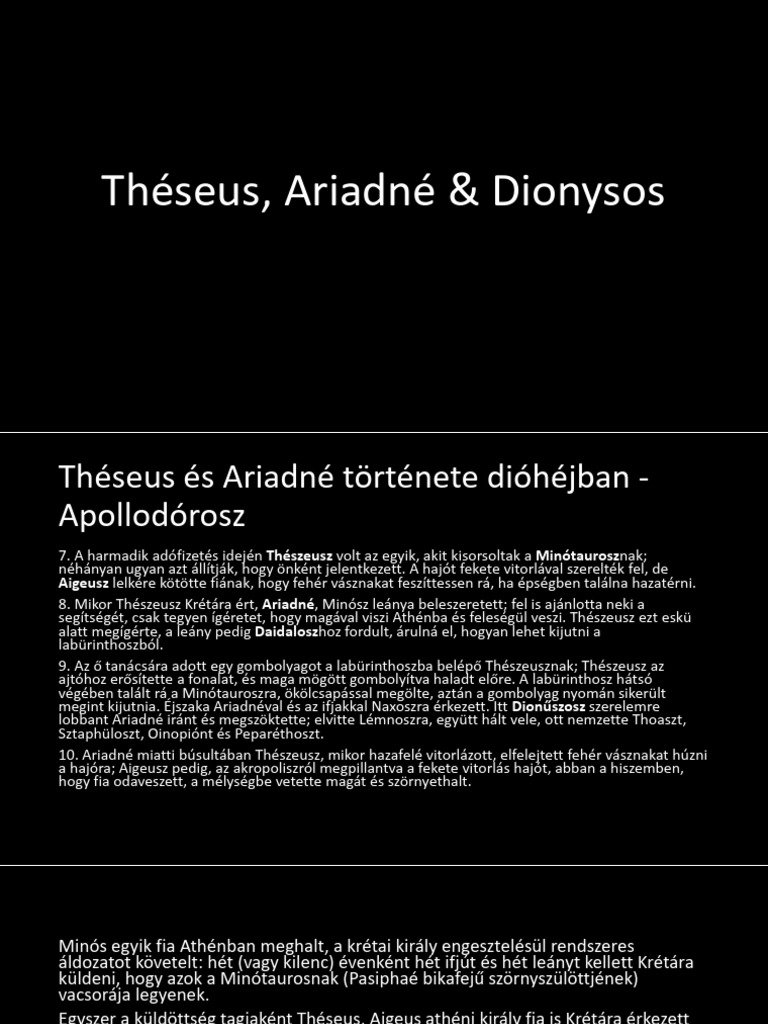 Théseus És Ariadné 3 | PDF
