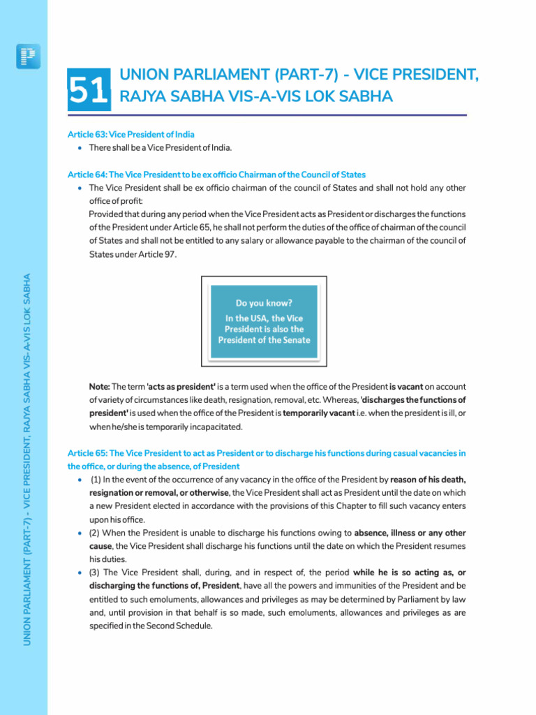 Prepnote - Polity - I_272-278 | PDF | Government | Government Of India