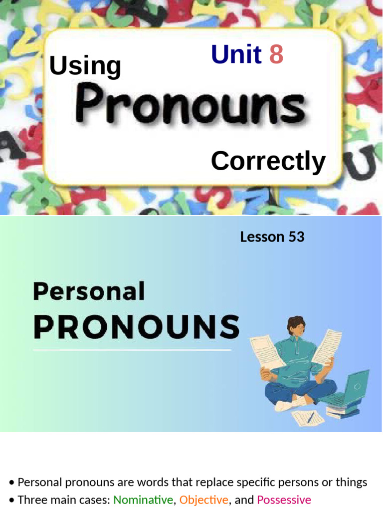 Grammar Grade 11 Unit 8 | PDF | Grammatical Gender | Pronoun