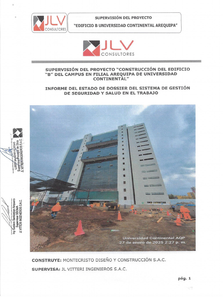 INFORME DOSSIER SSOMA N°01-SUP-JLV-UCA-2025 | PDF