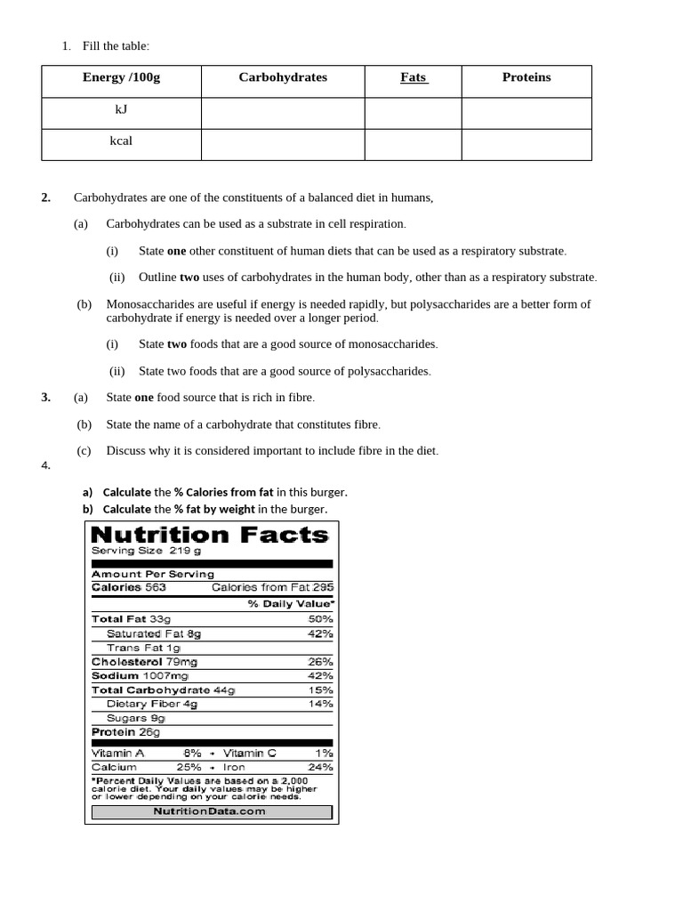 Dietary Components and Health Analysis | PDF | Body Mass Index | Food ...