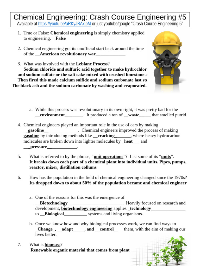 #5 Chemical Engineering | PDF