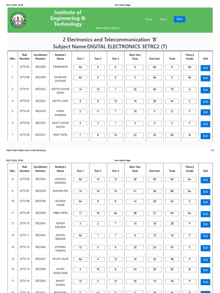 Digital Electronics SectionB 2024-25 | PDF
