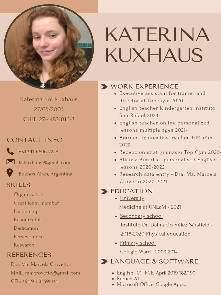 Katerina Kuxhaus En-Cv-3 | PDF