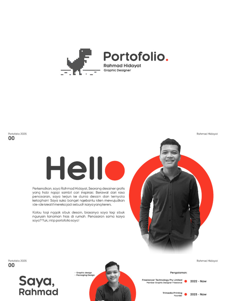 Portofolio Rahmad Hidayat 2025 | PDF