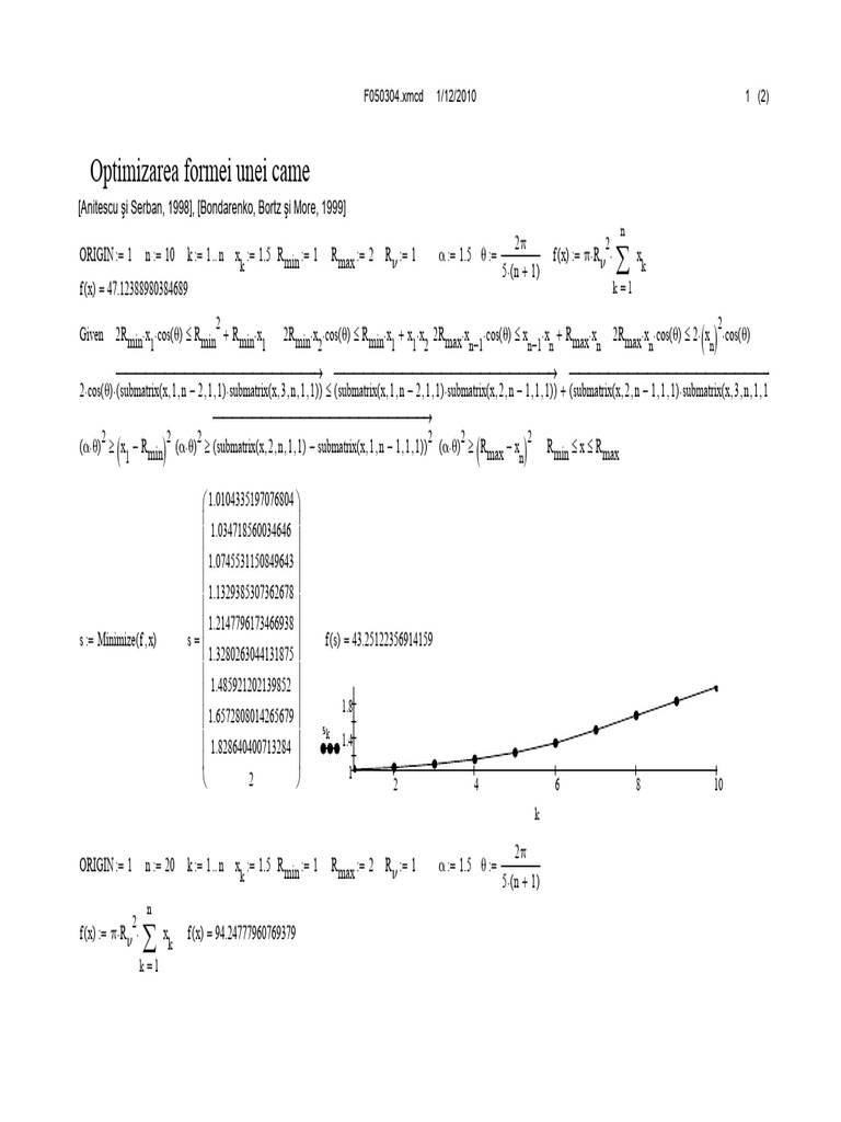 Mathcad - F050304 | PDF