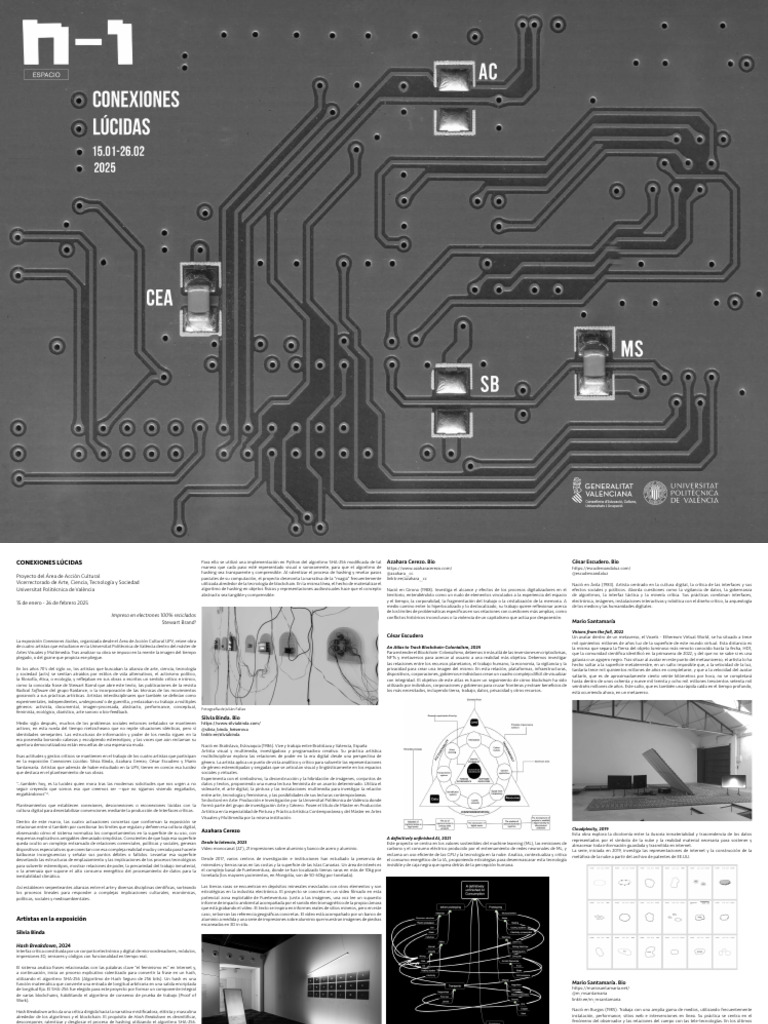 Exposición de Arte y Crítica Digital | PDF | Arte de performance | Internet