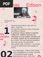Thomas Edison Reading Comprehension | PDF | Thomas Edison